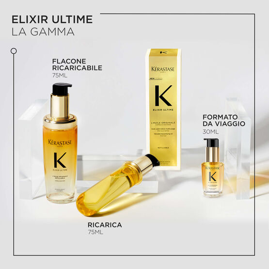 Elixir Ultime - Huile Cheveux Rechargeable | Kerastase